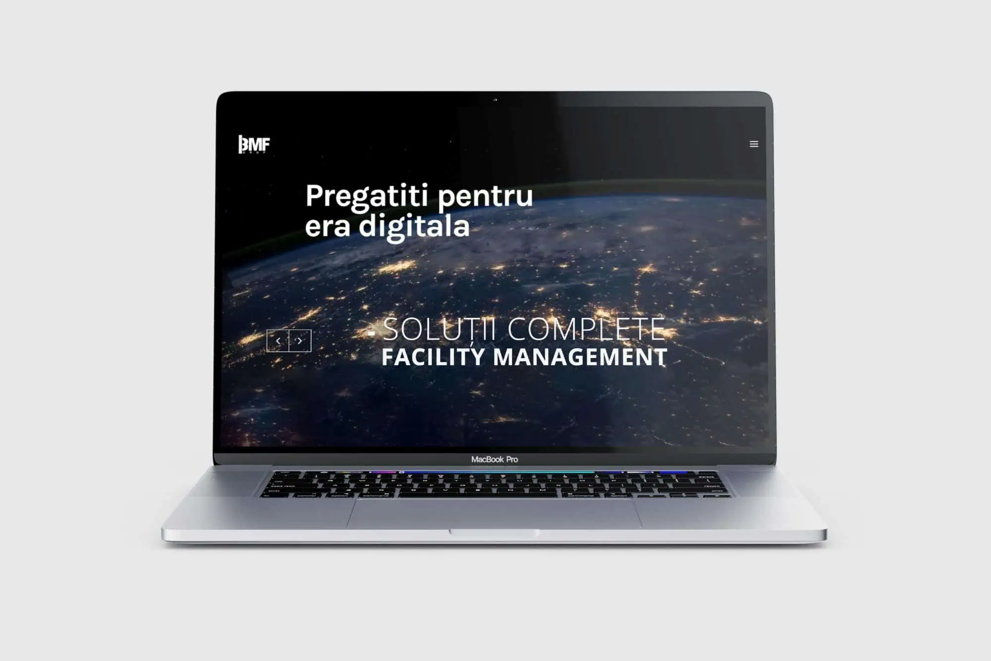 Proiect creativ - simulare website BMF - Web design - Toud